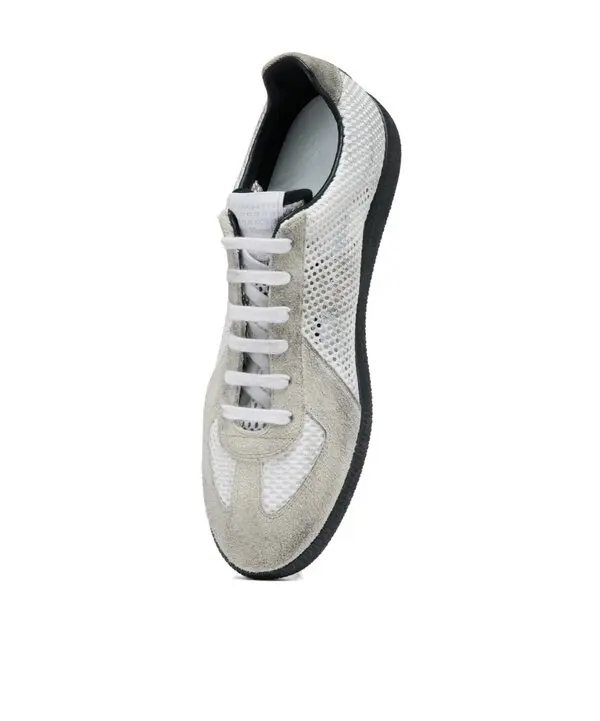 MAISON MARGIELA Replica Mesh Low-top Sneakers - White/grey