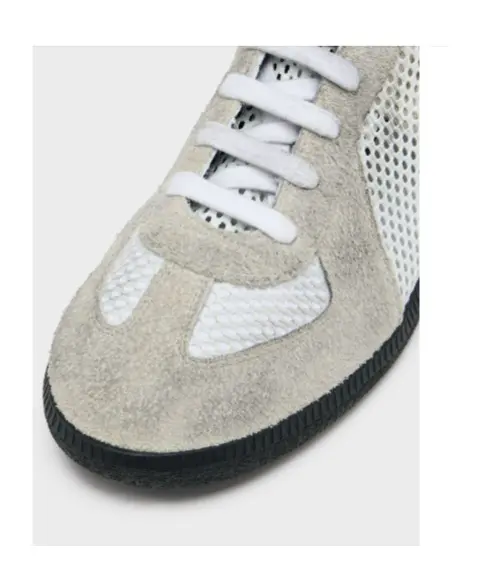 MAISON MARGIELA Replica Mesh Low-top Sneakers - White/grey