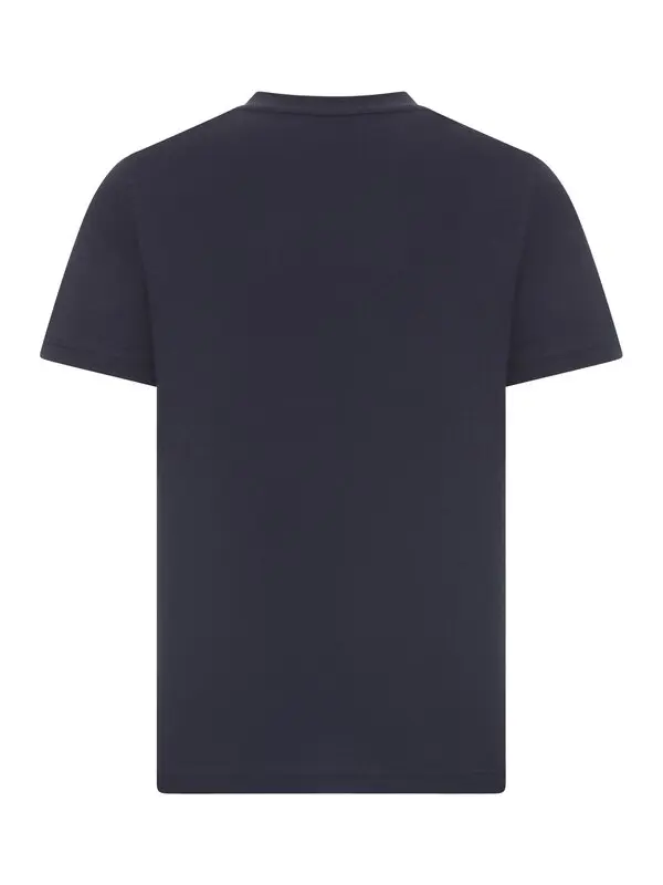 Moncler Striped Logo Patch T-shirt