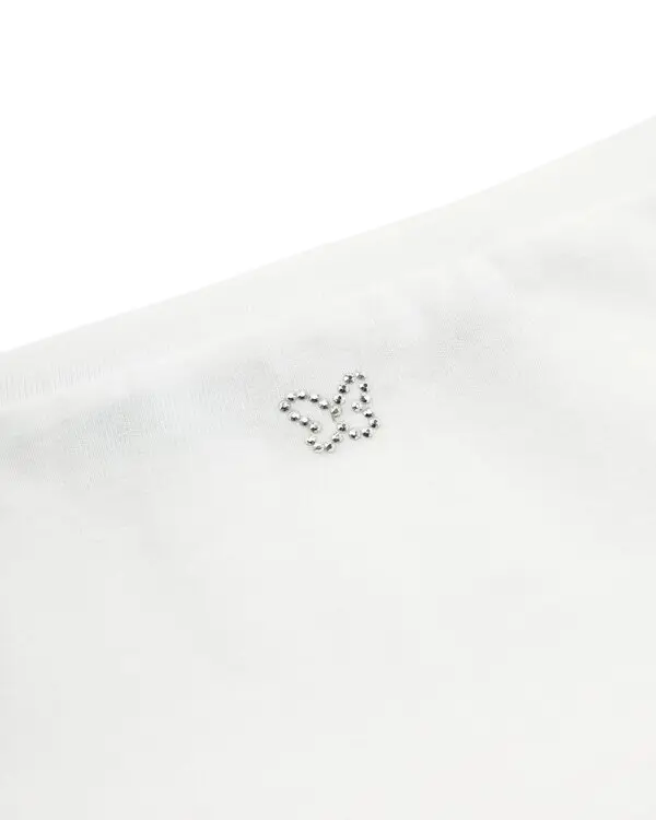 Max Mara Round Neck Long Sleeve T-shirt - White