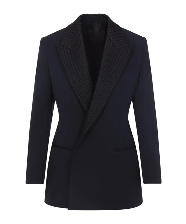 Bottega Veneta Textured Lapel Blazer - No