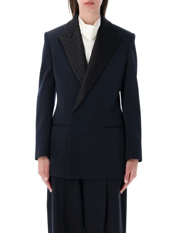 Bottega Veneta Textured Lapel Blazer - No
