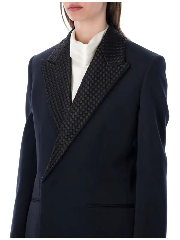 Bottega Veneta Textured Lapel Blazer - No