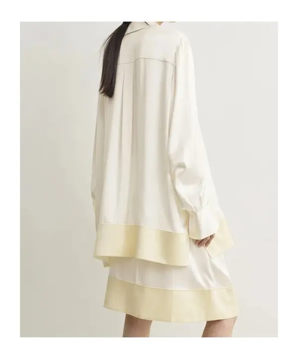 TOTEME Long-sleeved Tuxedo Shirt - White
