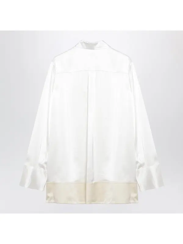 TOTEME Long-sleeved Tuxedo Shirt - White