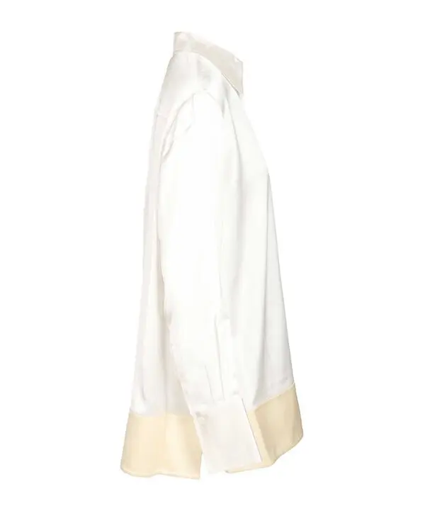 TOTEME Long-sleeved Tuxedo Shirt - White