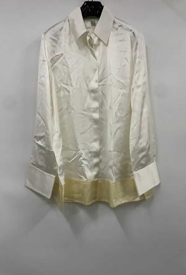 TOTEME Long-sleeved Tuxedo Shirt - White
