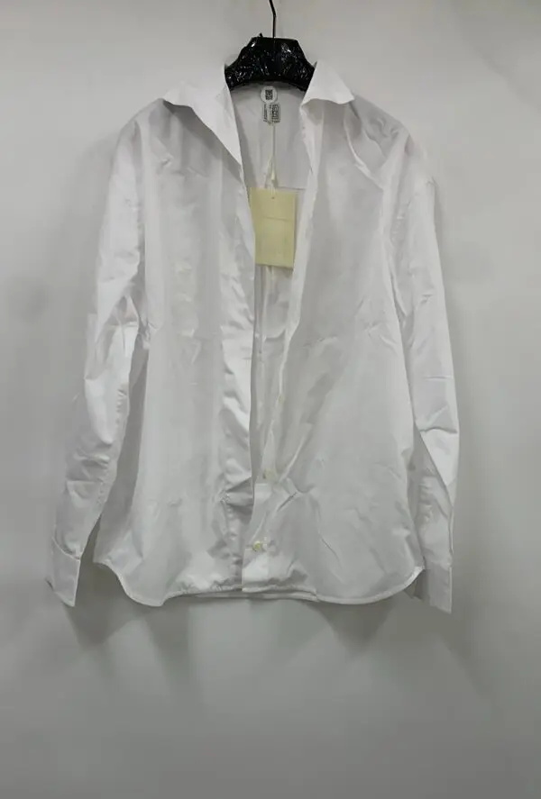 TOTEME High Collar Long Sleeve Shirt
