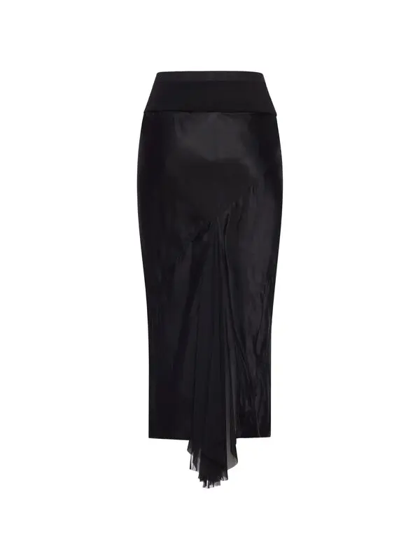 Rick Owens A-line Bias Skirt