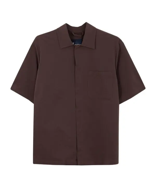 Herno Seer-crease Short Sleeved Shirt