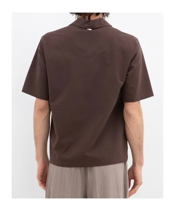 Herno Seer-crease Short Sleeved Shirt