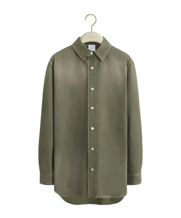 Dior Cotton Denim Blouse - Khaki