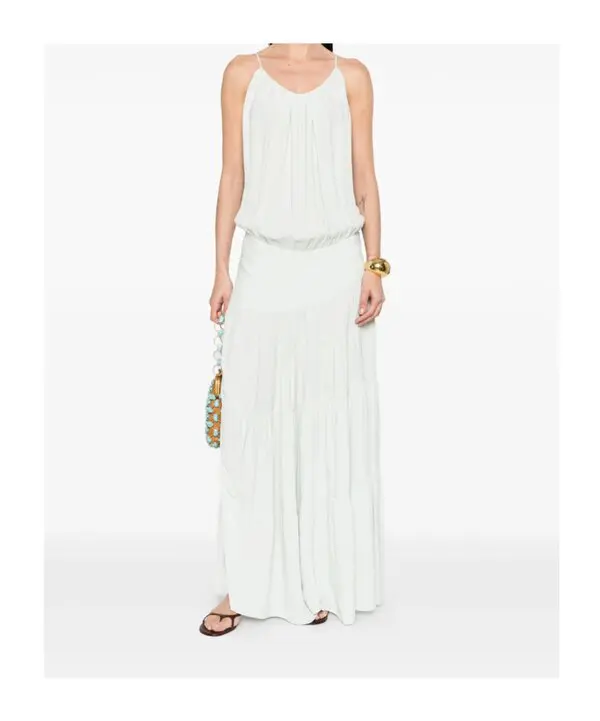 IRO PARIS Sleeveless Maxi Dress With Pleated Details - No