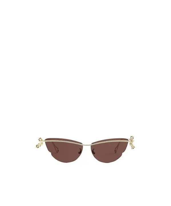 Dior Lily Butterfly Shaped Sunglasses - Brown