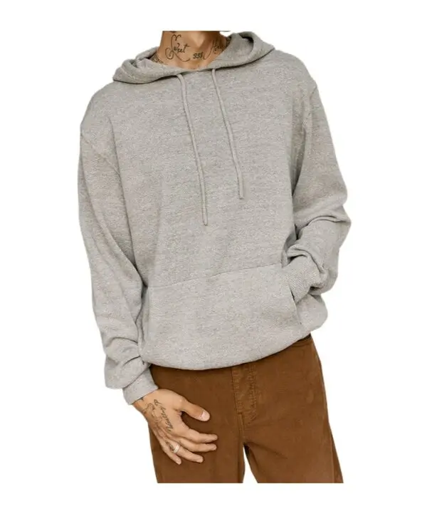 THE ROW Long Sleeve Knitwear With Drawstring Hood And Kangaroo Pocket
