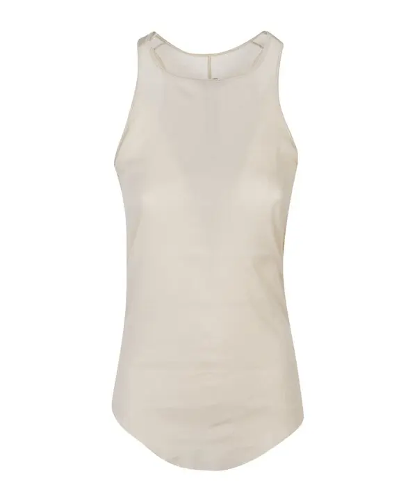 Rick Owens Racerback Crewneck Tank Top - Beige
