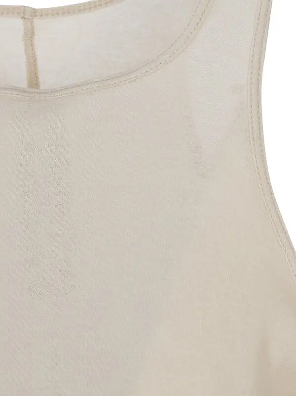Rick Owens Racerback Crewneck Tank Top - Beige