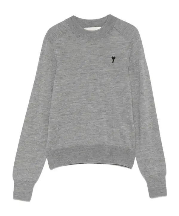 AMI Paris Embroidered Crewneck Jumper