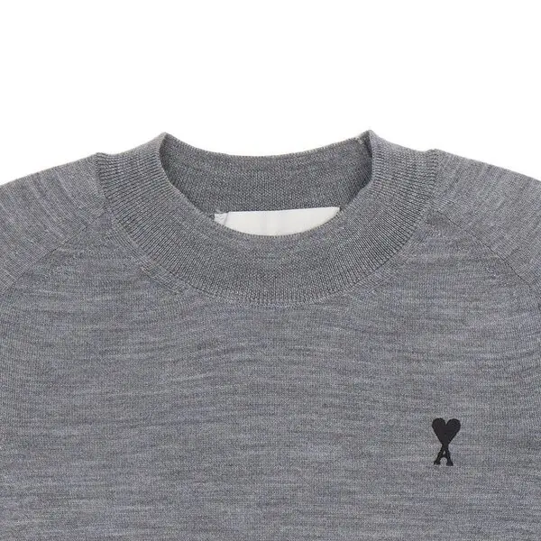 AMI Paris Embroidered Crewneck Jumper