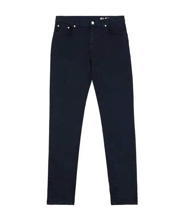 Versace Logo Straight Leg Jeans - Black
