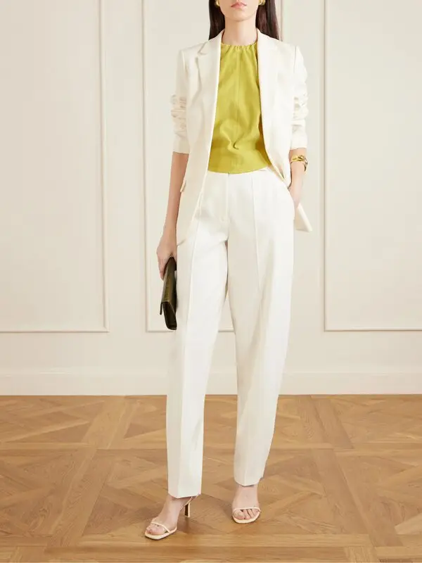Stouls Suede Halterneck Top - Yellow