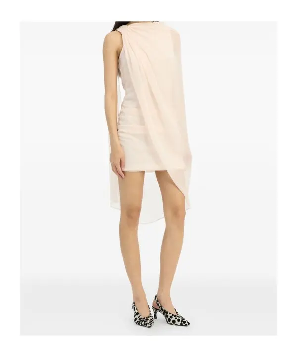 ROTATE BY BIRGER CHRISTENSEN Draped Cape Mini Dress