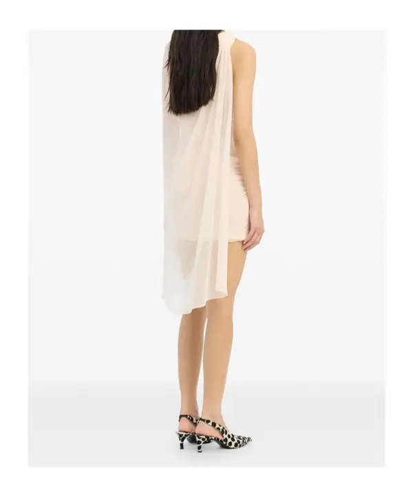 ROTATE BY BIRGER CHRISTENSEN Draped Cape Mini Dress