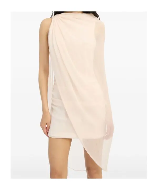 ROTATE BY BIRGER CHRISTENSEN Draped Cape Mini Dress