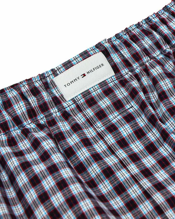 Tommy Hilfiger Plaid Boxer Shorts - Gray