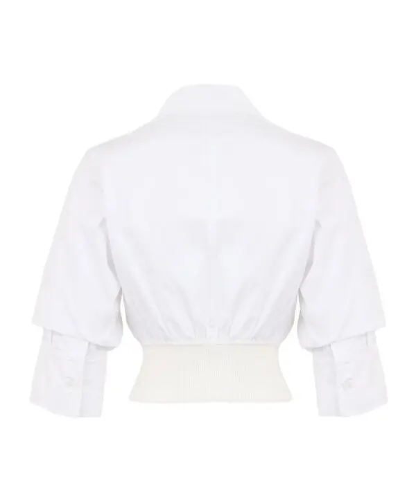 Simkhai Short Sleeve Shirt - White
