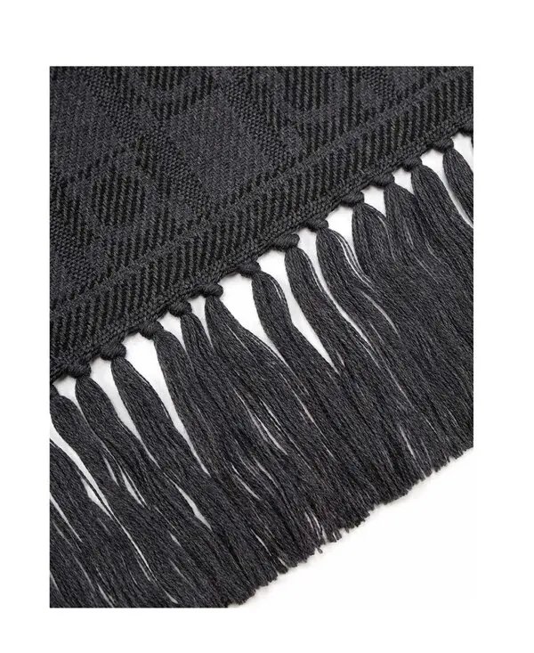 FERRAGAMO Logo Scarf - Black