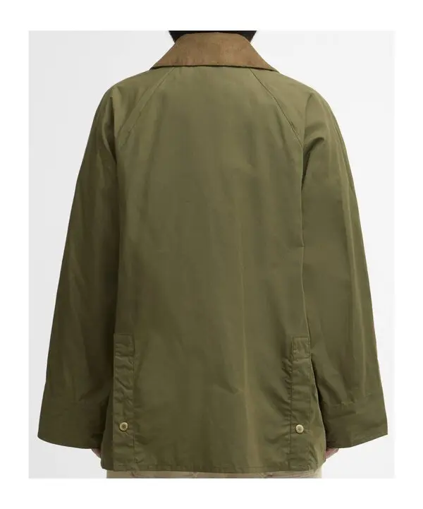 Barbour Quilted Jacket With Corduroy Collar