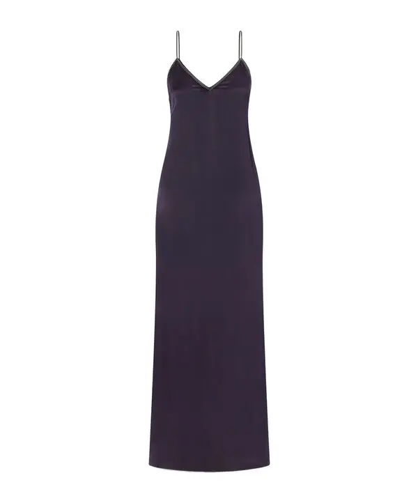 Isabel Marant Étoile Studded Silk-satin Midi Dress
