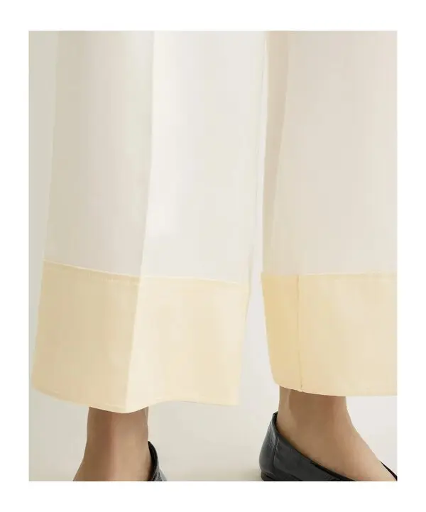 TOTEME Wide-leg Satin Drawstring Trousers - White