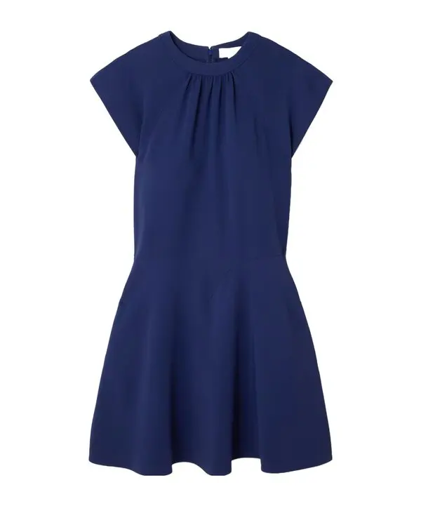 Stella McCartney Gathered Crepe Mini Dress