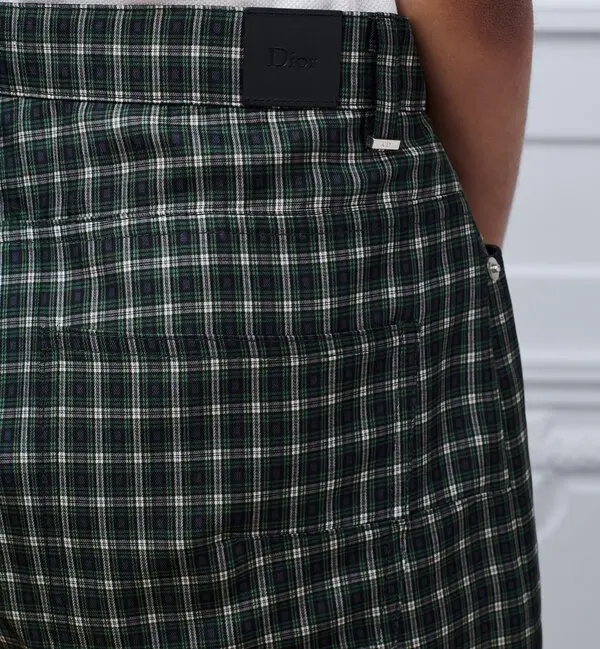 Dior Plaid Mini Skirt