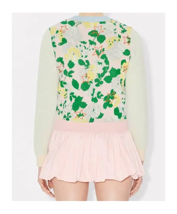 Kenzo Floral Embellished Jumper - Glaciers