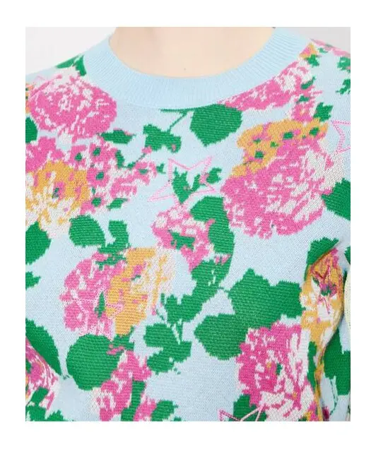 Kenzo Floral Embellished Jumper - Glaciers