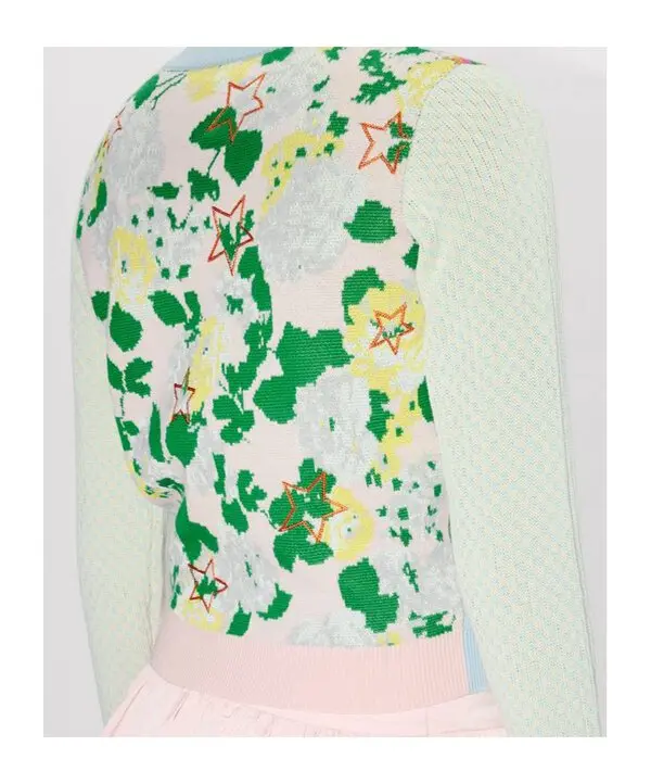 Kenzo Floral Embellished Jumper - Glaciers