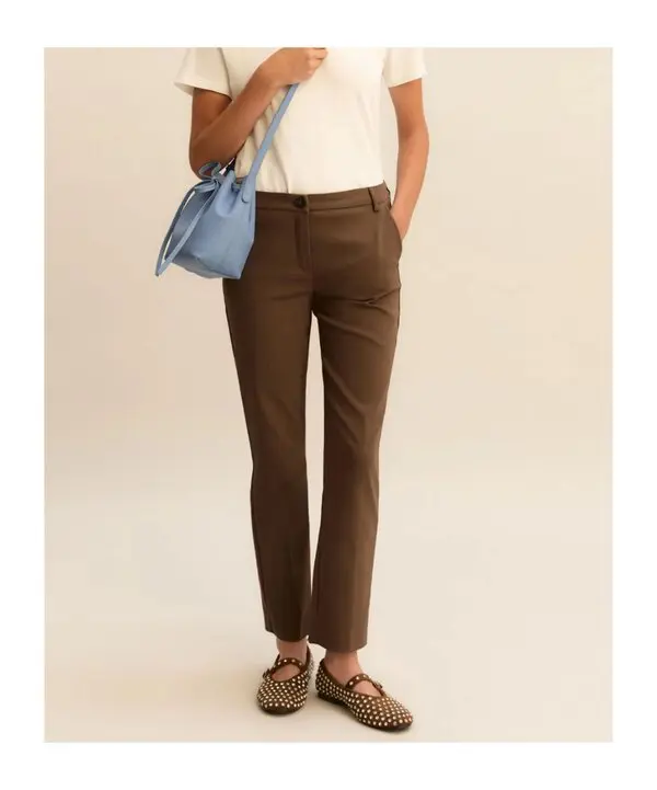 Marella Slim-fit Stretch Cotton Trousers