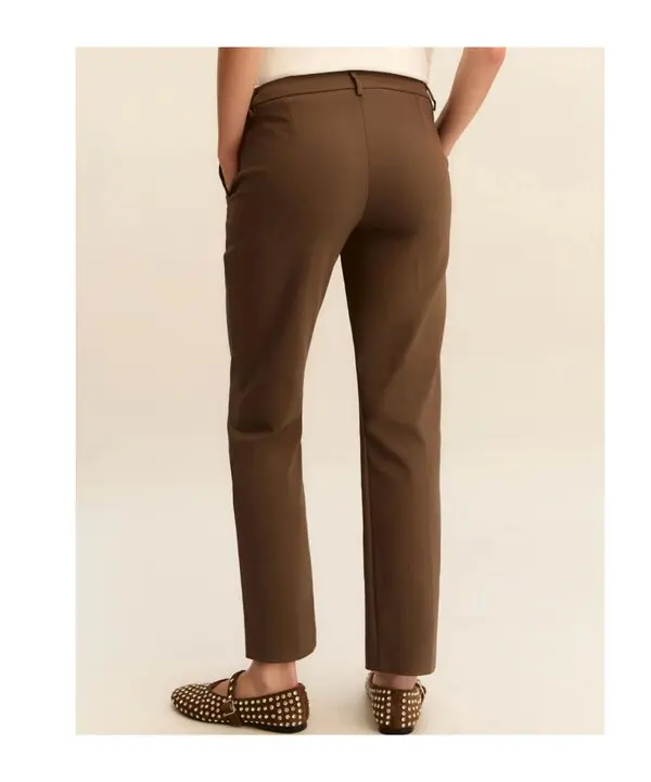Marella Slim-fit Stretch Cotton Trousers