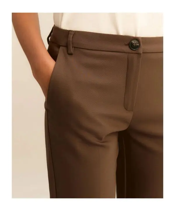 Marella Slim-fit Stretch Cotton Trousers