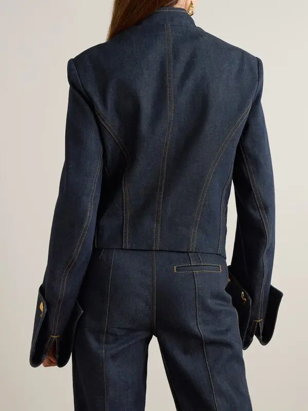 Zimmermann Button-decorated Denim Jacket