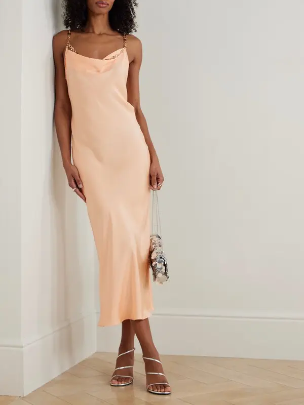 Rabanne Chain-strap Long Dress