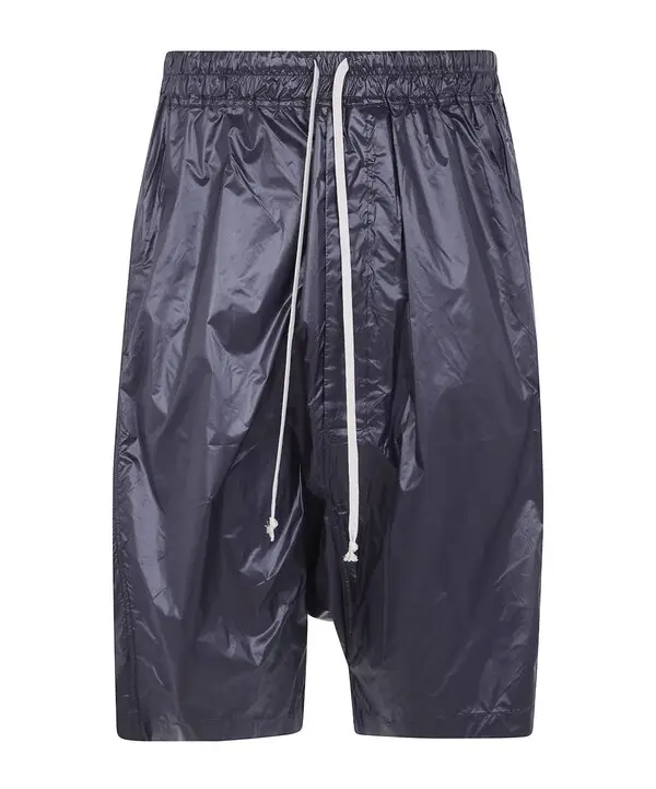 Rick Owens Wide Leg Shorts - Black