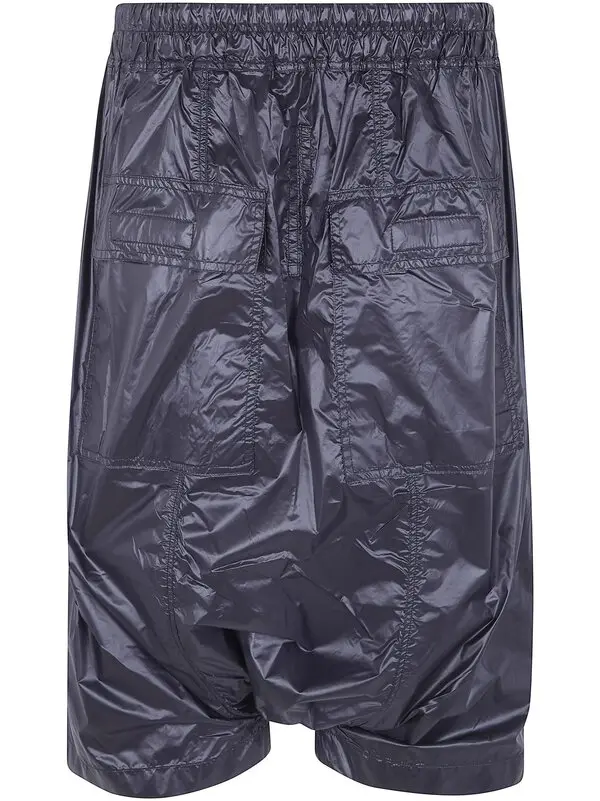 Rick Owens Wide Leg Shorts - Black