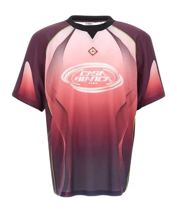 Casablanca Mesh Soccer Jersey T-shirt