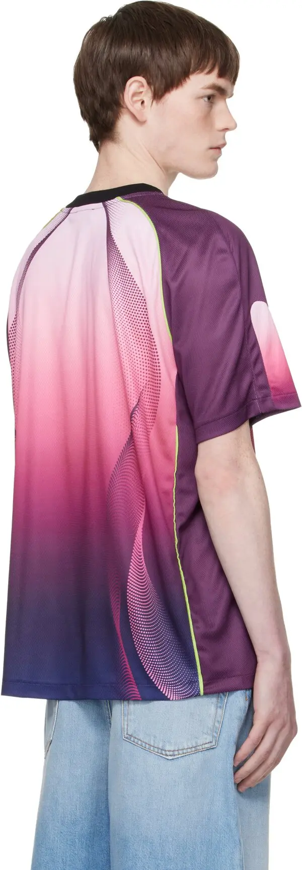Casablanca Mesh Soccer Jersey T-shirt