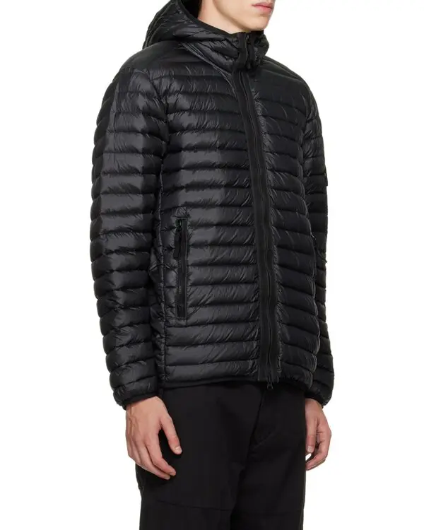 Stone Island Zip-up Puffer Jacket With Hood