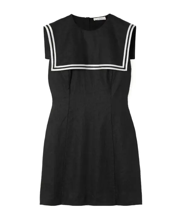 DÔEN Monroe Dress With Sailor Collar
